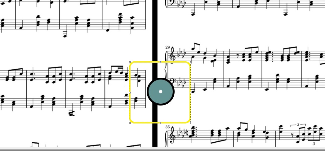 【Mobilesheets Pro 】ラジアルメニュー紹介 - 素人ですが。